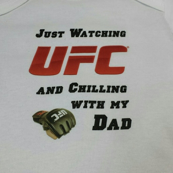 Gerber | One Pieces | Just Watching Ufc And Chilling With My Dad Onesie ...